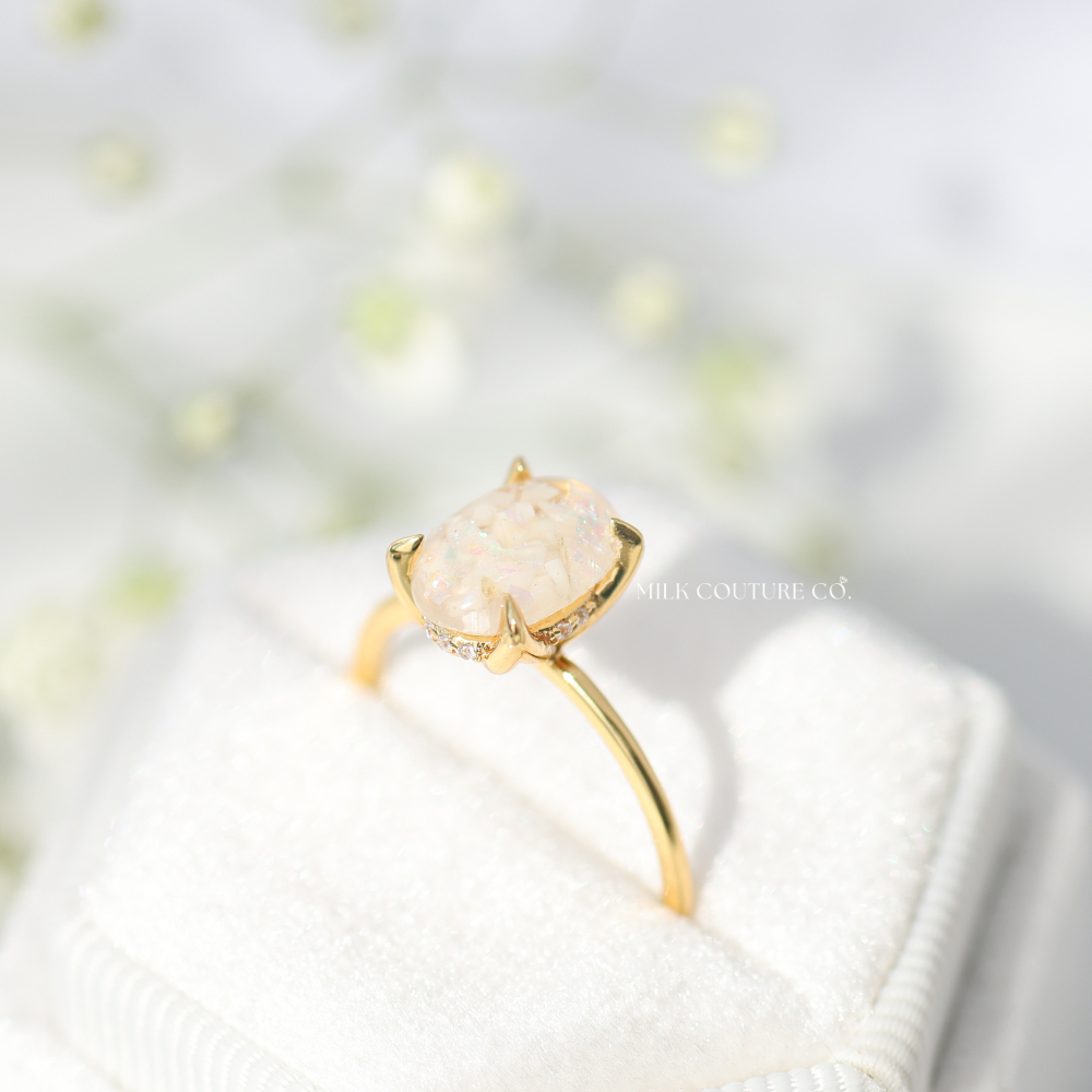 The Selah Breastmilk / Keepsake Ring by Milk Couture Co.