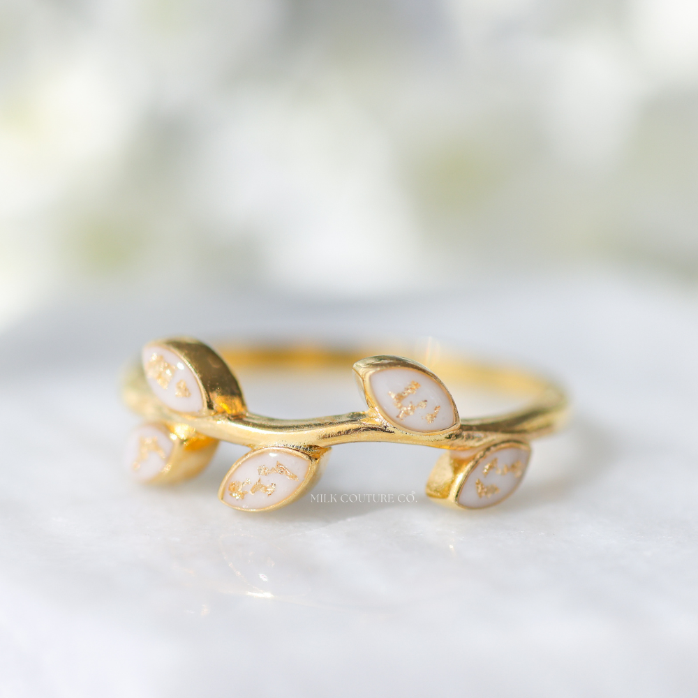 The Eden Breastmilk / Keepsake Ring by Milk Couture Co.