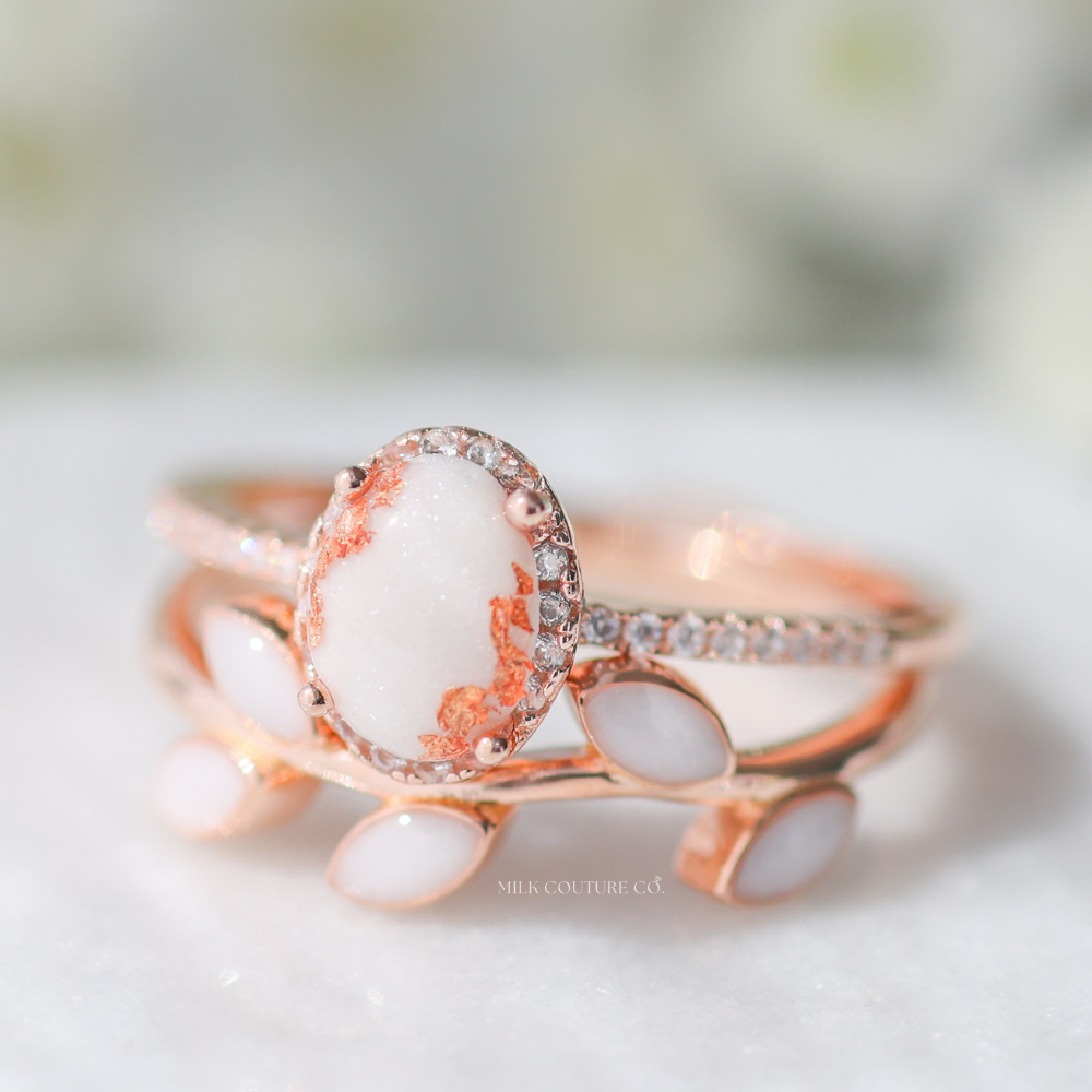 The Eden Breastmilk / Keepsake Ring by Milk Couture Co.